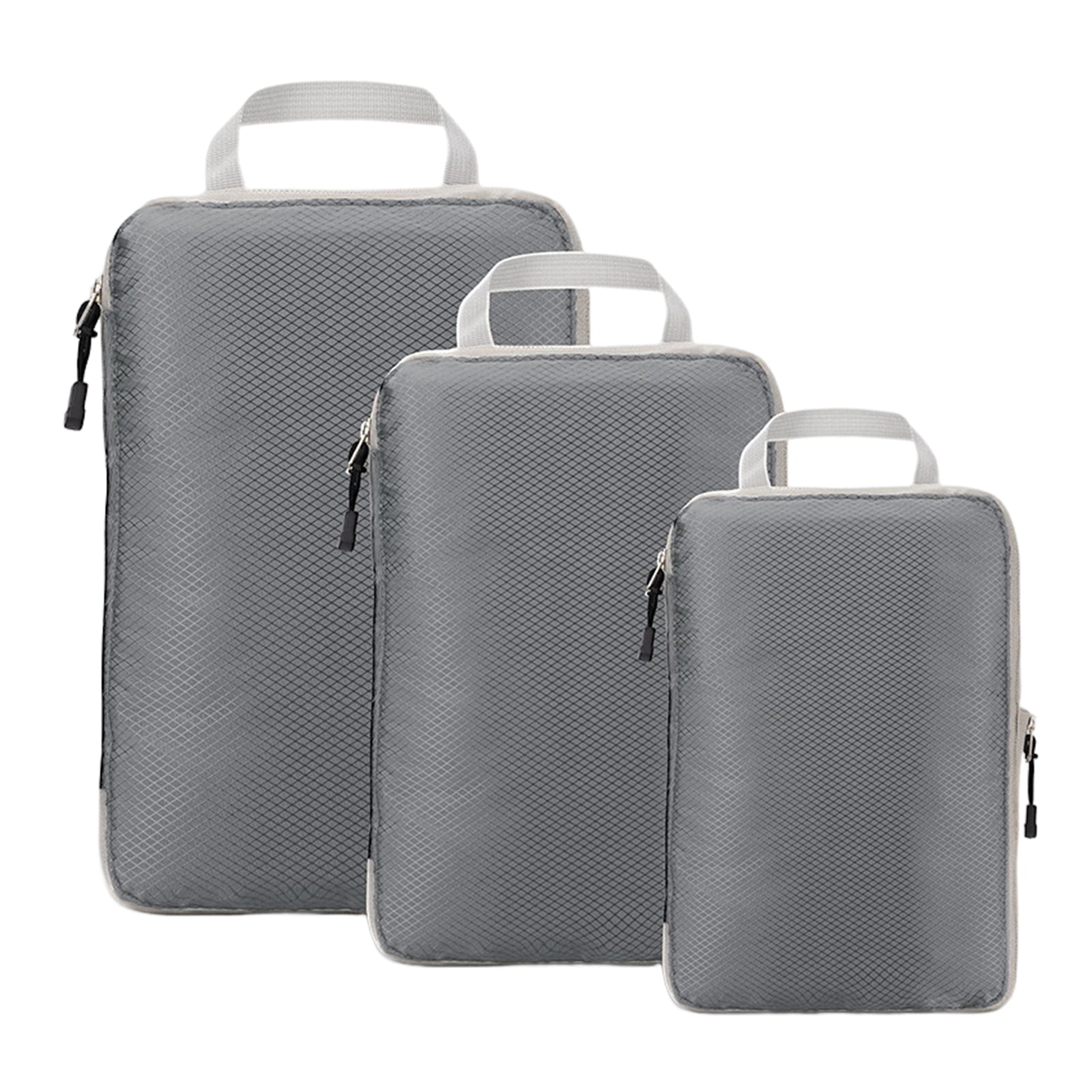 Washranp 3Pcs Luggage Compression Packing Cubes,Nylon Waterproof ...