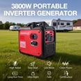 PowerSmart 3800-Watt Portable Inverter Generator, Super Quiet 59dB Gas ...