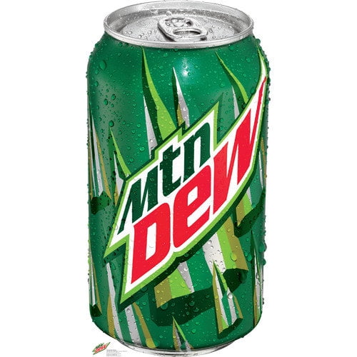Advanced Graphics Mountain Dew Can Cardboard Stand-Up - Walmart.com