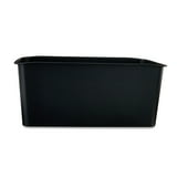 Pen+Gear Plastic Cubby Bin, Small Desktop Organizer, Black, 1-Pack ...