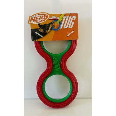 Nerf Dog Infinity Tuff Tug Dog Toy with Durable Braided Nylon, 12 inch ...