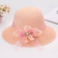 Breathable Mesh Crochet Sun Hat with Floral Pearl Decoration ...