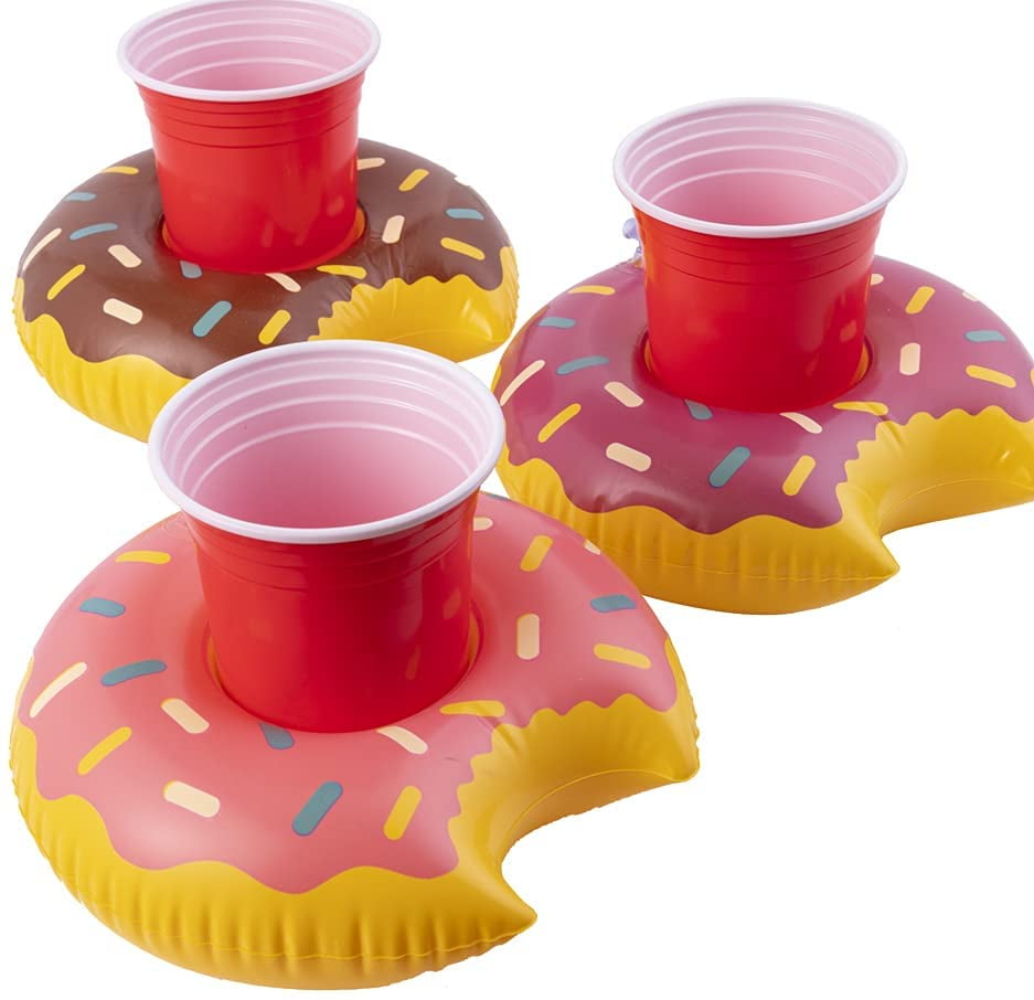 Inflatable Drink Holders Cup Coasters Floats Swimming Holder 当店だけの限定モデル