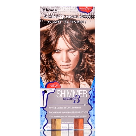 Kit , Framesi Shimmer DeColor B Lift , Hair Scalp - Pack of 3 w/ SLEEK Teasing Comb | Walmart Canada