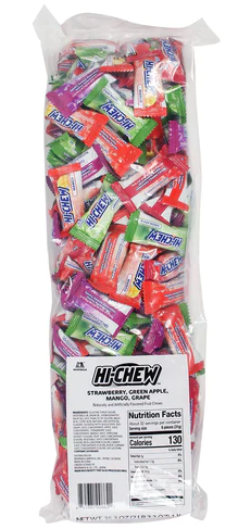Hi-Chew Assorted Chewy Candies, Four Fruit Flavors 2.2 lb. Bag ...