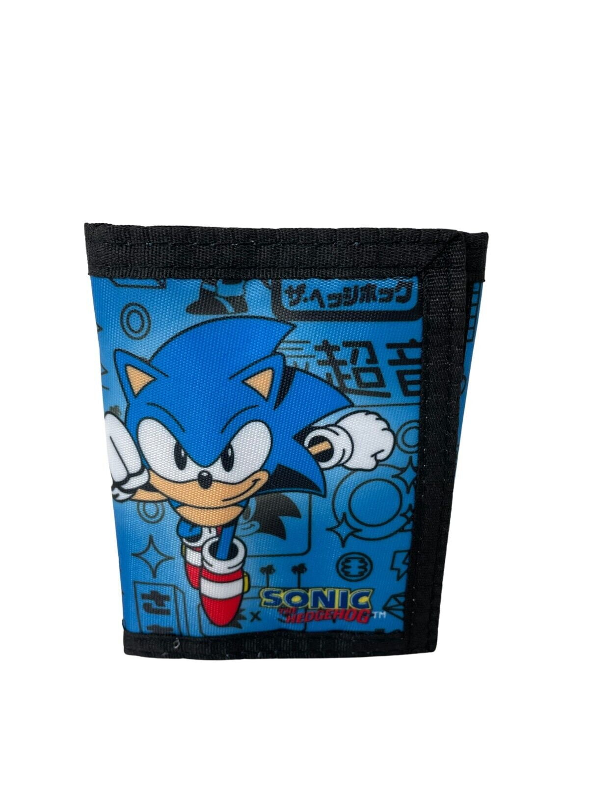 Sonic the Hedgehog Blue Trifold Wallet - Walmart.com