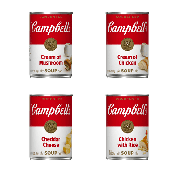 Campbell’s® Low Sodium Soup Variety Pack - 12 Cans of Flavorful, Health ...