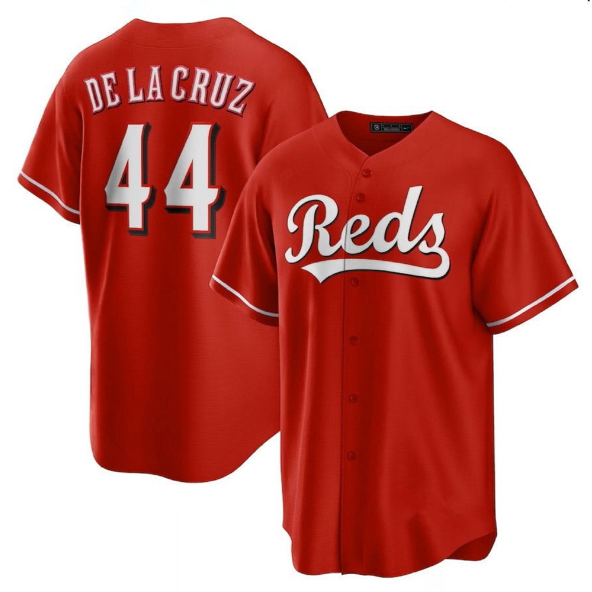 Click here for Hu Kitchen Mlb Baseball Jersey Reds No. 44 De La C... prices