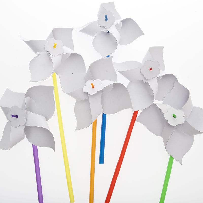 Do It Yourself Paper Pinwheels - 24 Pc - Craft Kits - 24 Pieces ...