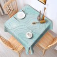 52x52in(132x132cm) Square Tablecloth, Waterproof Polyester Table Cover ...