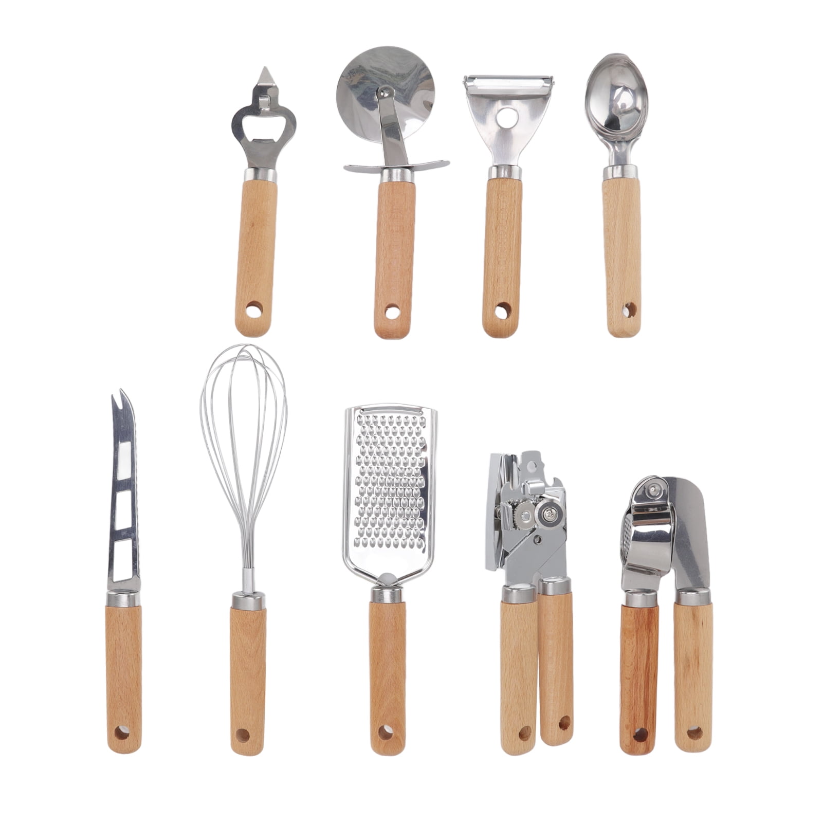Click here for Qukaim Wood Utensils Set 9pcs Kitchen Utensils Woo... prices