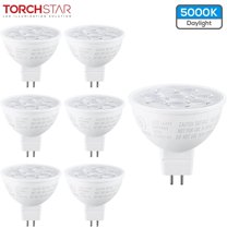 TORCHSTAR 8W Dimmable PAR20 LED Spot Light Bulbs, for Recessed, Track Lighting, 50W Equivalent ...