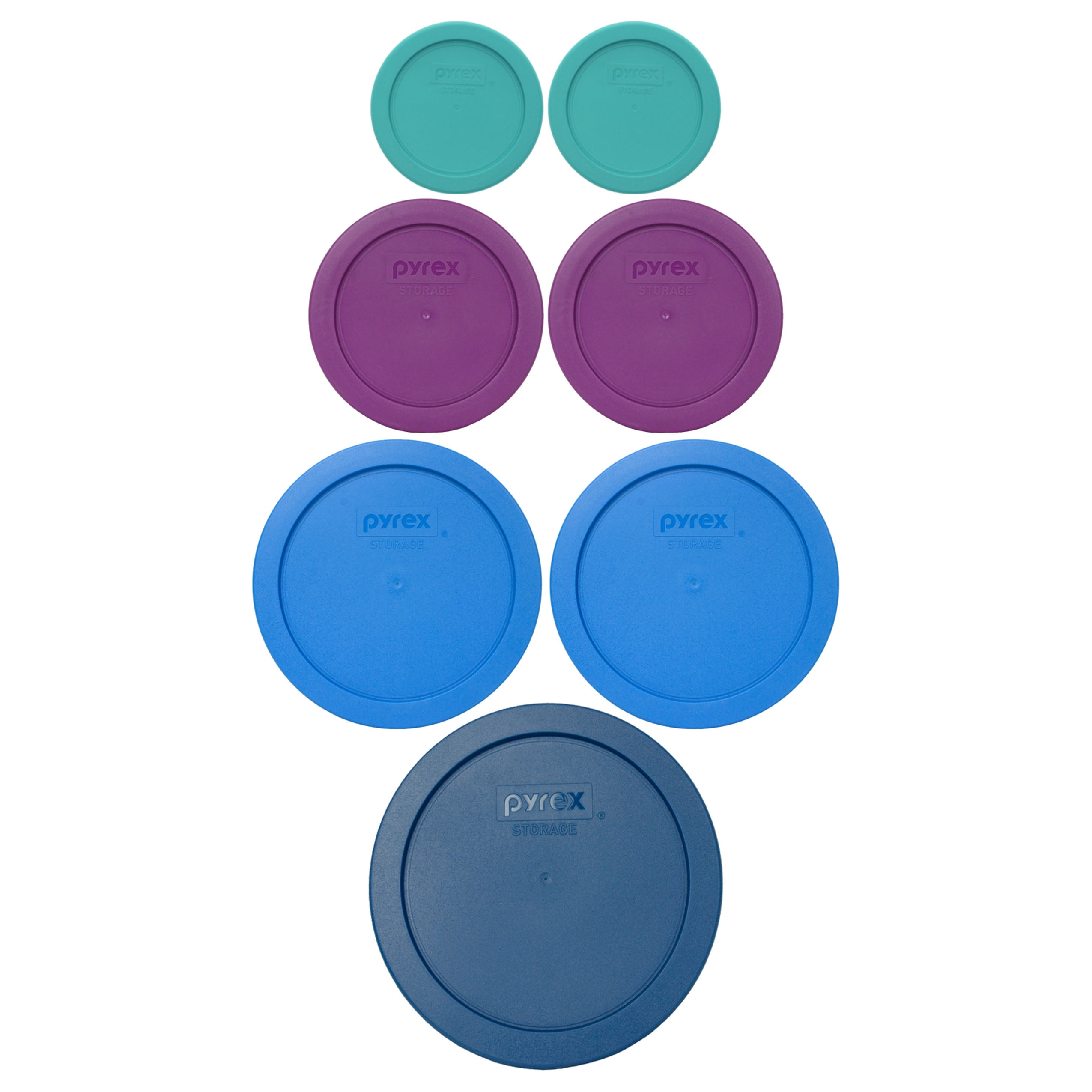 Pyrex 7 Lid Space Dust Color Scheme Bundle for Pyrex Glass Bowls ...