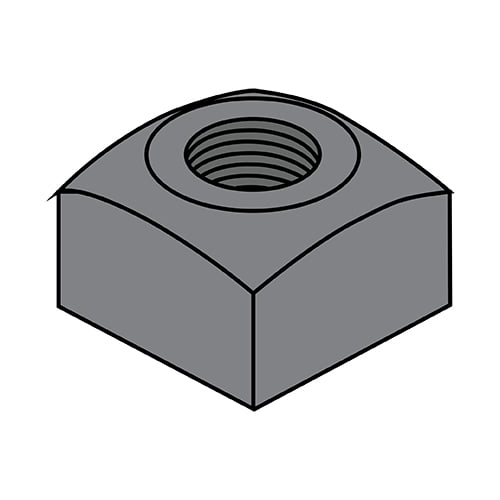 3/4-10 Heavy Square Nut Plain (Pack Qty 100) BC-75NQHP - Walmart.com
