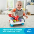 Fisher-Price Tap & Turn Bench Toy for Infants and Toddlers with 5 Shape ...