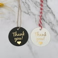 Dserhfy 100Pcs/Set Hanging Tags Round Heart Pattern Paper Thank You ...