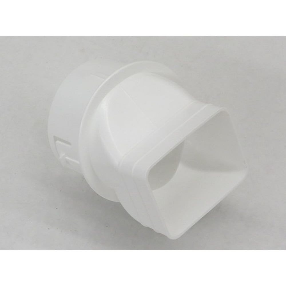 Plastic Universal Downspout to Drain Tile Adapter (2X3X4 CASE(3), WHITE ...