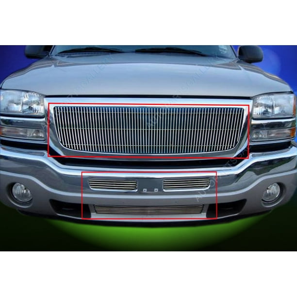 Fedar Billet Grille Combo For 2003-2006 GMC Sierra 1500/2500/3500 ...