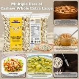 Rani Raw Whole Cashews W180 Extra Large 14oz Unsalted Vegan Kosher ...