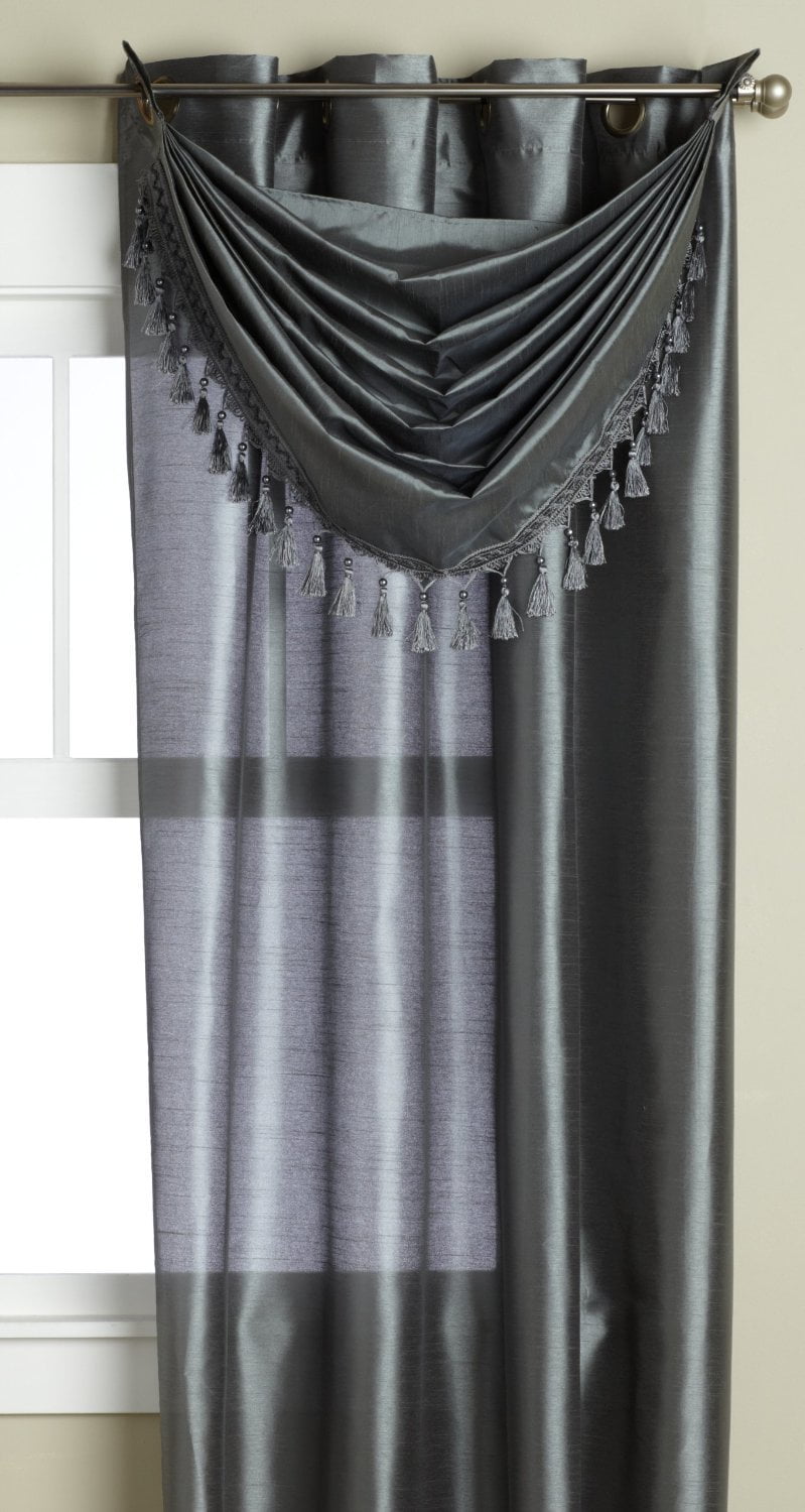 Editex Home Textiles Elaine Grommets Window Panel, 58 by 84-Inch ...