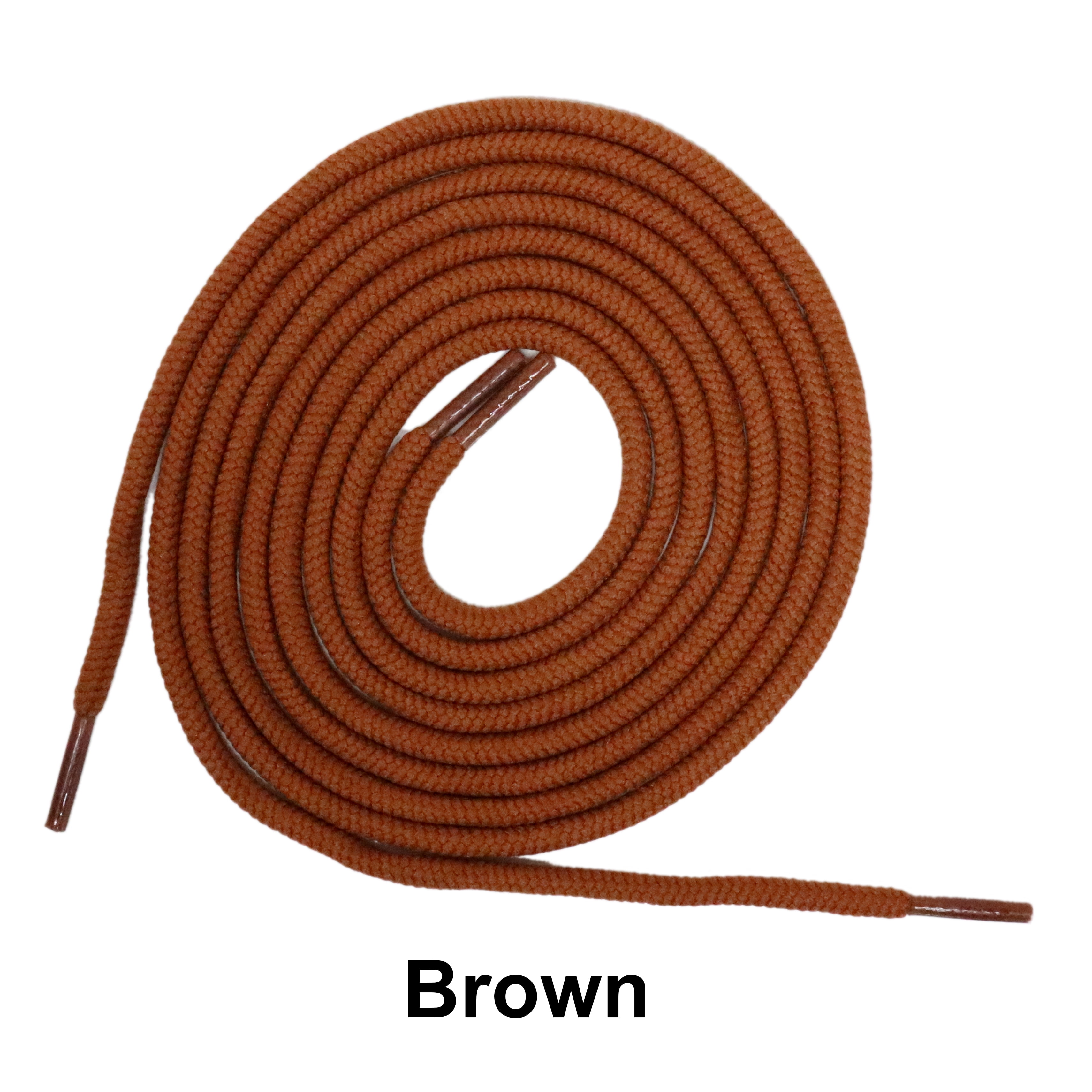 Brown Round Athletic Sneaker 27 36 45 54 63 Inch Shoelaces - Walmart.com