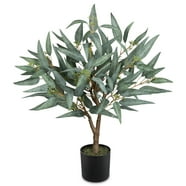 16 Inch Fake Money Tree Plant Potted Artificial Pachira Money Tree ...