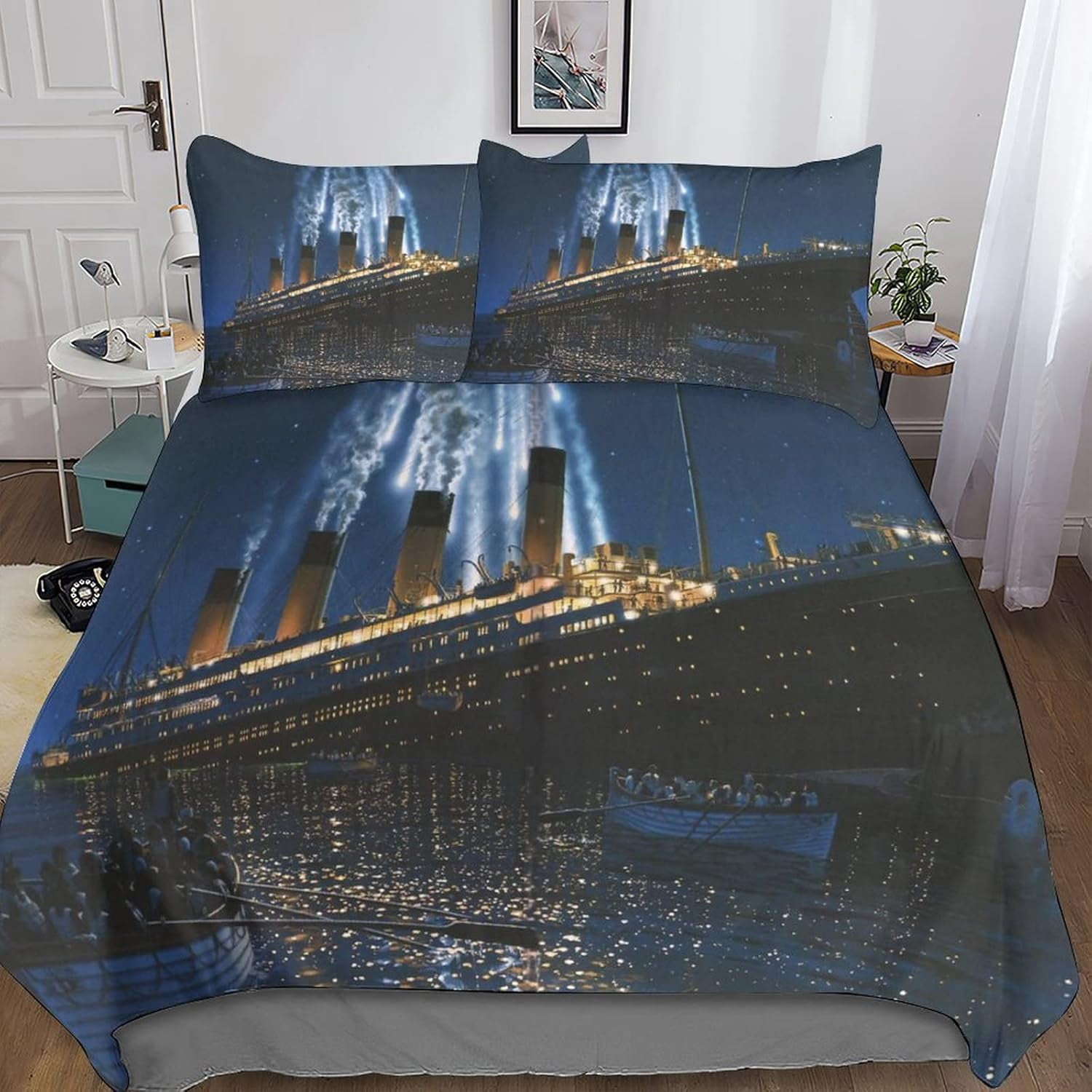 Click here for Yingd Titanic 3d Printed Quilt Cover Duvet Cover B... prices