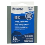 Blue Dolphin P-Flex Aluminum Oxide Sanding Sponge 280 Grit (5-1/2” x 4 ...