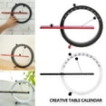 Creative Magnetic Ball Clock Perpetual Wall Calendar Novelty Home Decor ...
