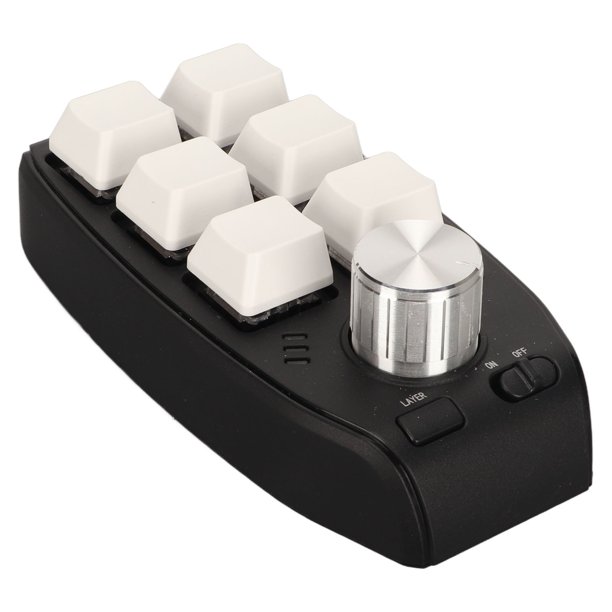 One Handed Macro Mechanical Keyboard, 6 Keys Custom Programmable Keyboard, Mini Gaming Keypad ...
