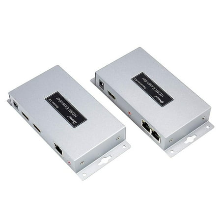 2 Port IP HDMI Extender Over Cat6 Cat5e Ethernet Cable 1080P One to ...