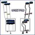 ErgoPAD- Soft Ergonomic Double-Layer Foam Padding for Underarm Crutches ...