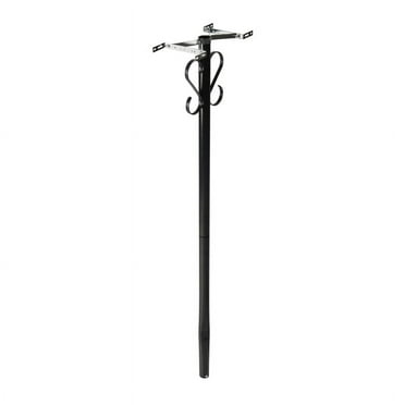 Gibraltar Mailboxes Black Steel Drive-In Adjustable Mailbox Post ...