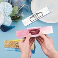 100Pcs 10 Style Rectangle Soap Paper Tag Both Sides Coated Art Paper ...