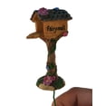 Glitz & Glam Miniature Fairy Mailbox, Resin Accessory for Enchanted ...