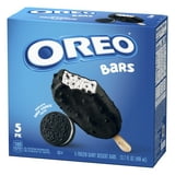 Oreo Frozen Dairy Dessert Bars, Creme Flavored with Real Cookie Pieces ...