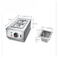 Electric Chocolate Cheese Melting Machine Heater Commercial Double Hot ...