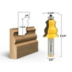 1-1/2" Base Cap Molding Router Bit - 1/2" Shank - Yonico 16129 ...