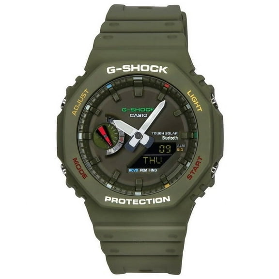 Casio G-Shock Solar Bluetooth Watch, Resin Case, Analog Digital, 200m ...