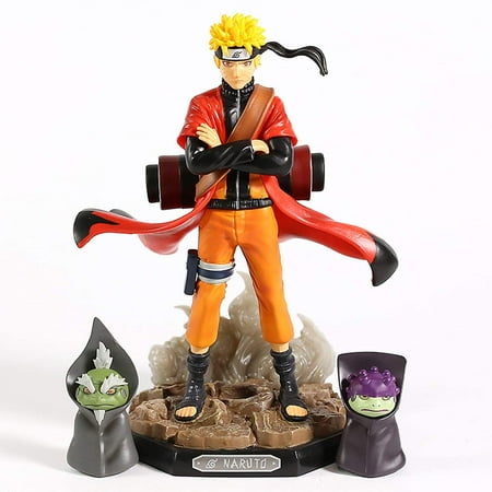 Naruto Shippuden GK Uzumaki Naruto Sennin Mode with Shima Fukasaku PVC ...