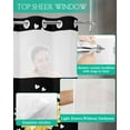 No Hook Shower Curtain Set with Snap in Liner, You Are My Sunshine ...