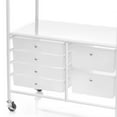 Simply Tidy Essex Home or Office Rolling Cart with Storage Drawers ...