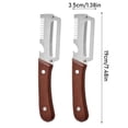 2-Pack Stainless Steel Vegetable Fruit Peelers, Ergonomic Plastic ...