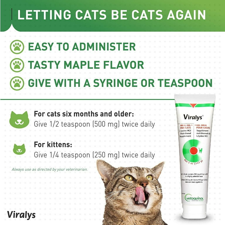 Viralys For Cats Lysine Powder 100, 46% OFF
