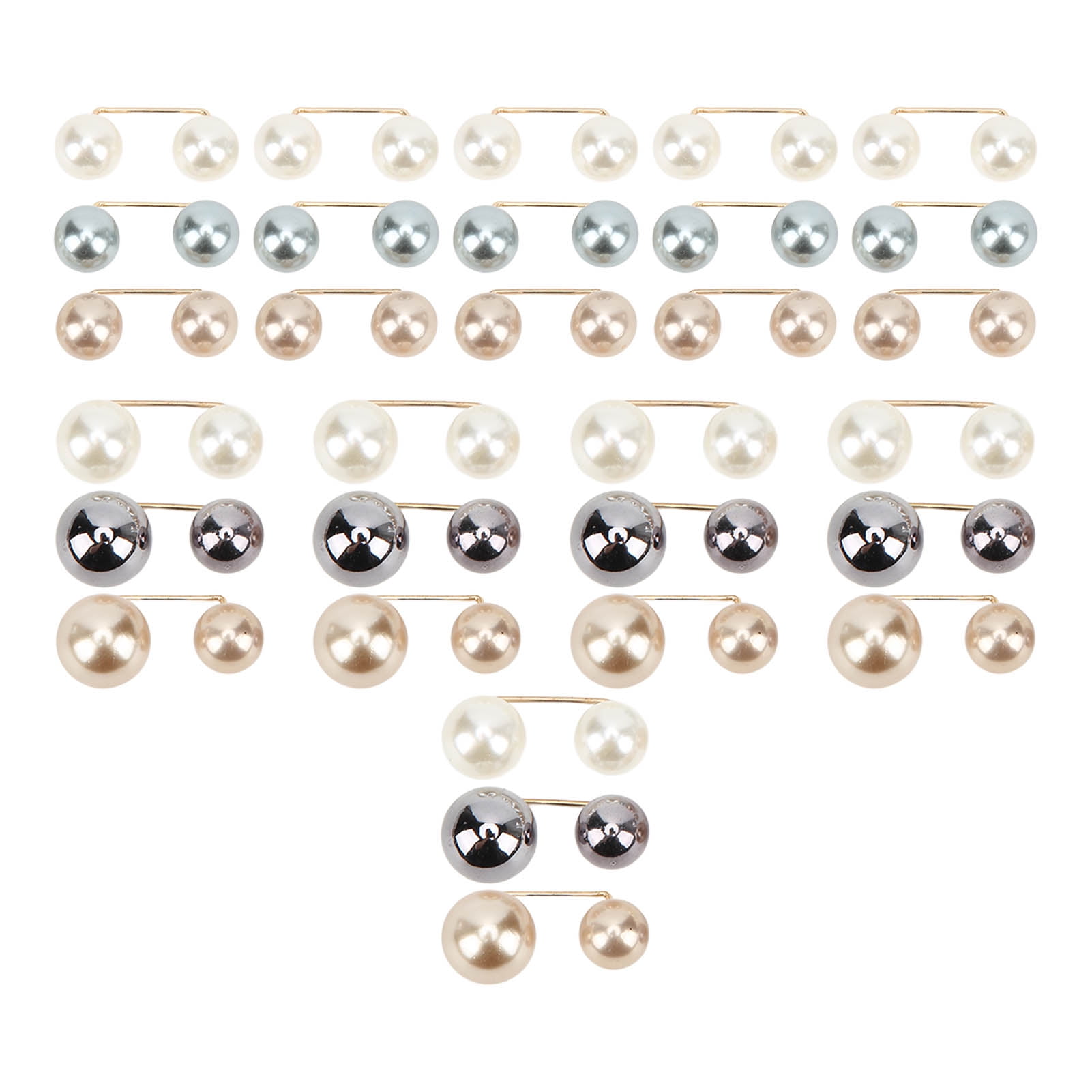 Click here for Liyjtk 30 Pcs Pearl Brooch  Sweater Shawl Hat Clip... prices