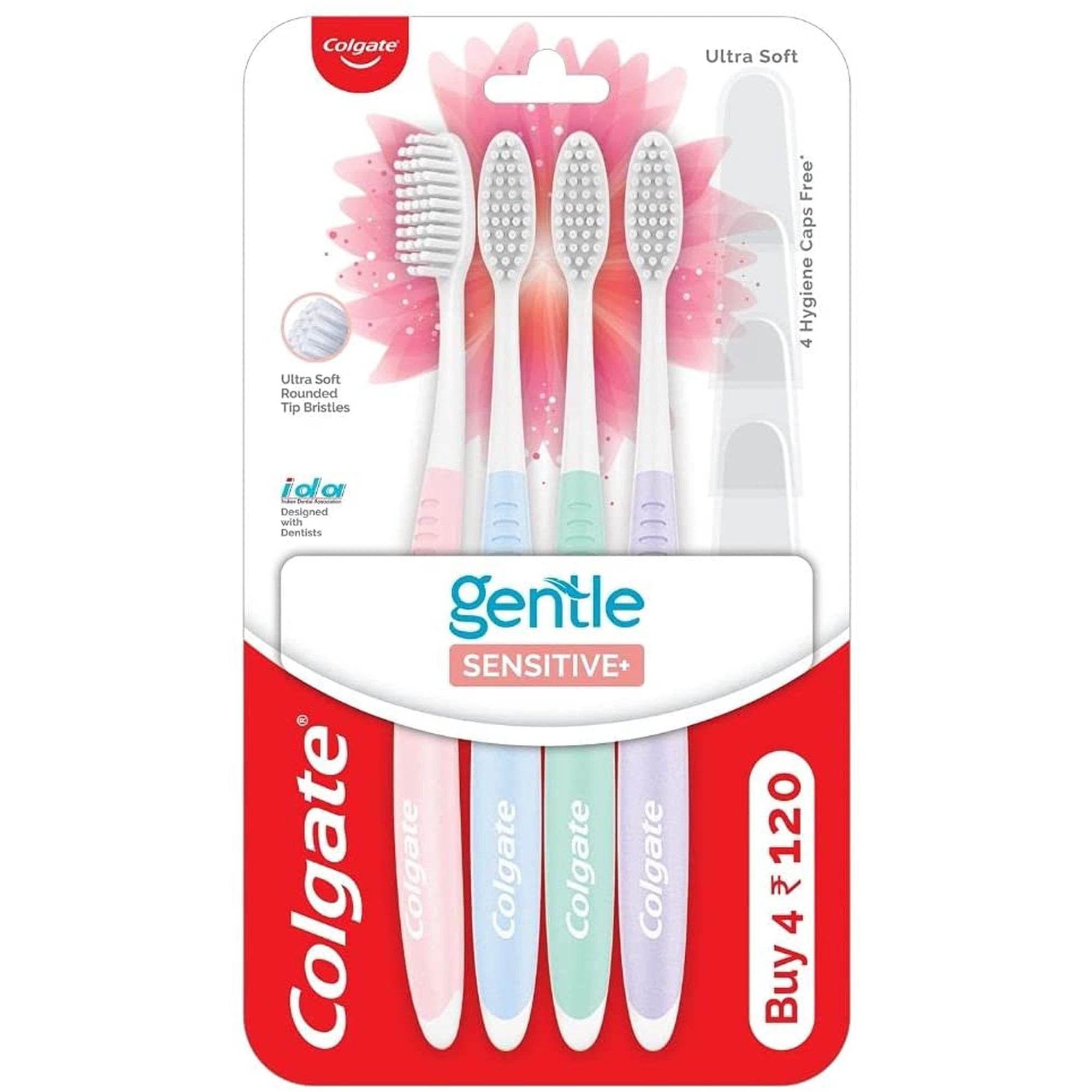 Click here for Colgate Toothbrush Sensitive  Pack Of 4 Brushes 10... prices