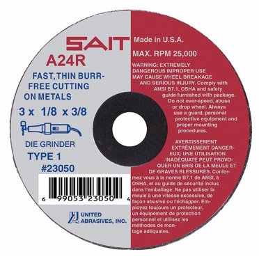 Tiger Paw Coated Abrasive Flap Discs,4 1/2",80 Grit,7/8 Arbor,Phenolic ...