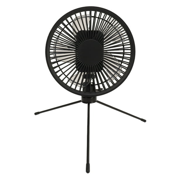 6.7in Adjustable Tripod Fan 3 Wind Speed 6000mah Type C Camping Fan ...