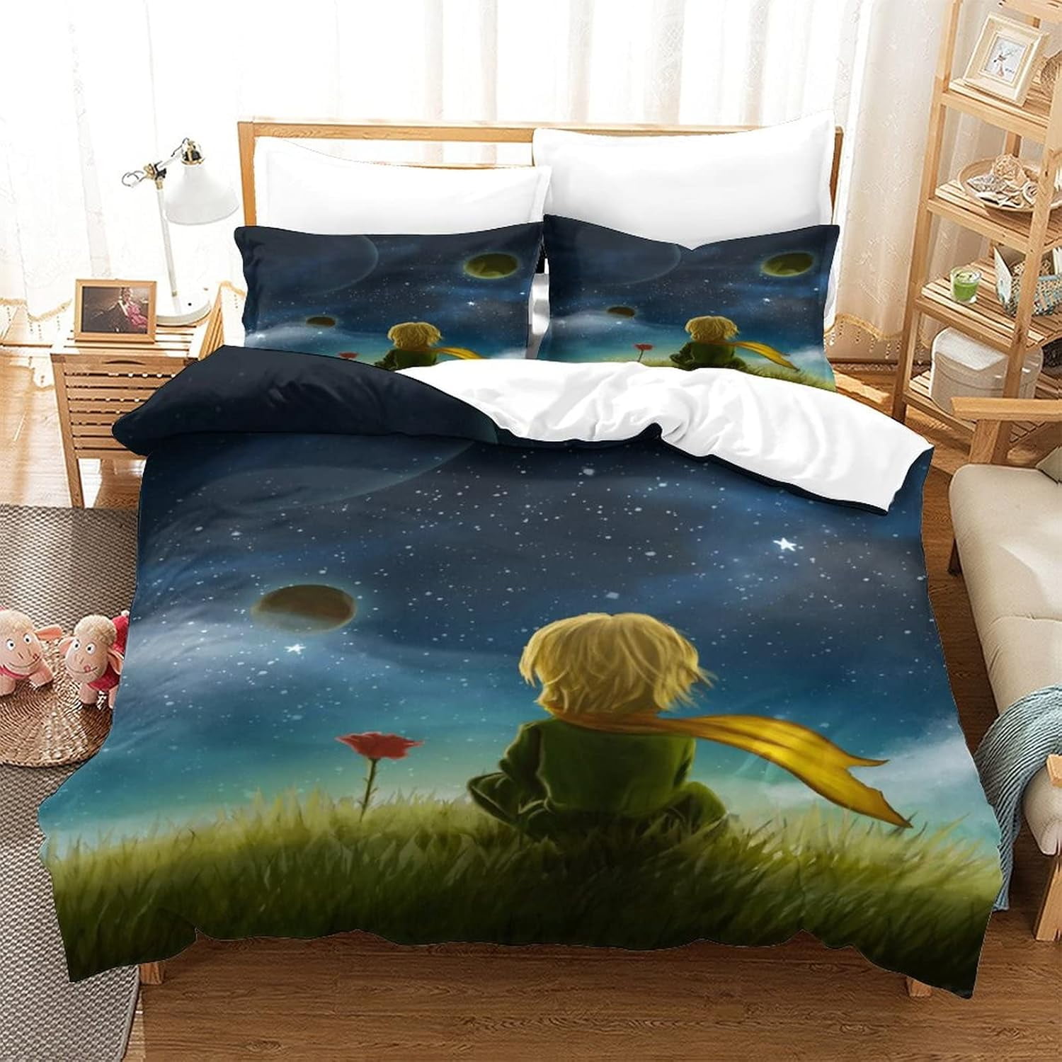 Click here for Yingd Knitii Little Prince 3d Print Duvet Cover Se... prices