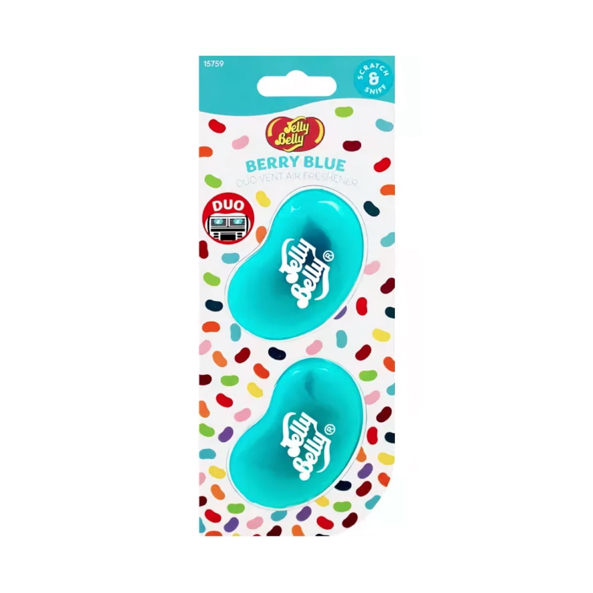 Aromatizante Auto Jelly Belly Blue Cherry 2 Piezas Mora Azul | Walmart ...